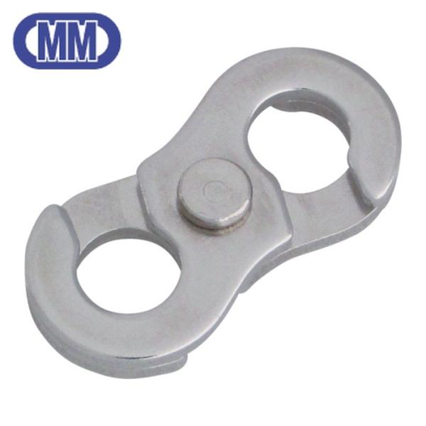 水本 チェーン用パーツ|特長:ハンマーでたたいて、はずれなくすることもできます。