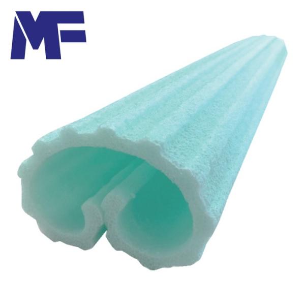 MF クッション(巻き型)|特長:有効幅80~160mmまで対応可能です。 バイオマス(植物由来)ポリエチレン約20%使用しています。 グリーンナノ効果で、焼却時の[[CO2]]排出量を約70%削減できます。