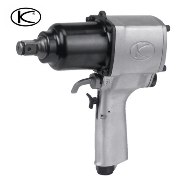 ・安定した潤滑機能、必要な部分からグリースが飛び散りません。・打撃が安定している。・ライトトラック、2t車などのタイヤ・Uボルトの脱着作業に。・橋梁・鉄骨の組立作業に。・能力ボルト径(mm):27・ソケット差込角(mm):19.0・最大締付...