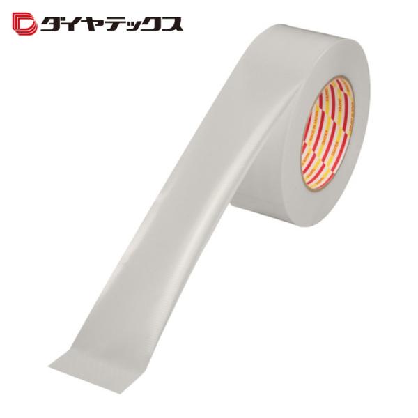 パイオラン ラインテープ|特長:のりのはみ出し、のり残りが少ない設計です。 薄くて丈夫なクロス基材を使用しています。 布テープなどに比べ薄く段差ができにくいです。