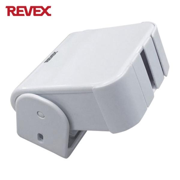 REVEX インターホン|特長:人や動物の動きを感知し、離れた場所にある受信機が光やチャイム音でお知らせします。 ワイヤレスなので配線不要で取り付け簡単です。 送信機・受信機は組み合わせ自由で何台でも増設できます。