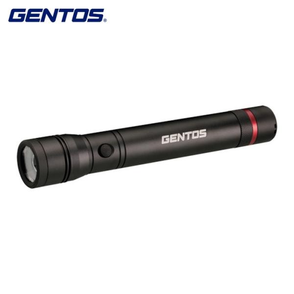 GENTOS LED懐中電灯(電池式)|特長:RX・023DSの後継機種です。 フォーカスコントロール搭載でワイド照射・スポット照射を無段階で調整できます。 明るさ4段階調光が可能です。