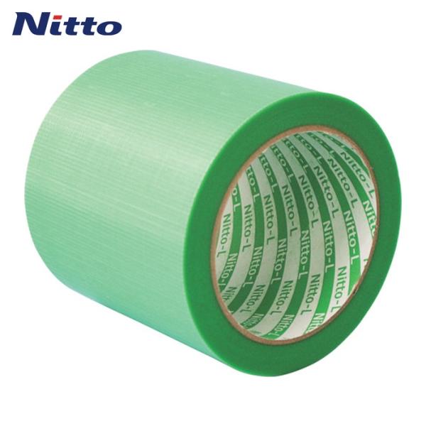 日東エルマテ 養生用クロステープ|特長:粘着力が強く、糊残りしにくいです。