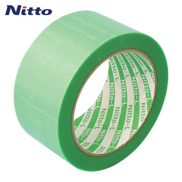 日東エルマテ 養生用クロステープ|特長:粘着力が強く、糊残りしにくいです。