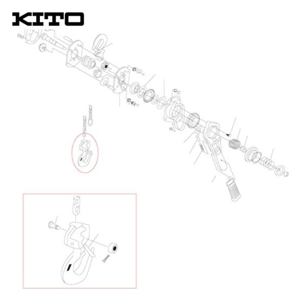 KITO レバーホイスト用パーツ|
