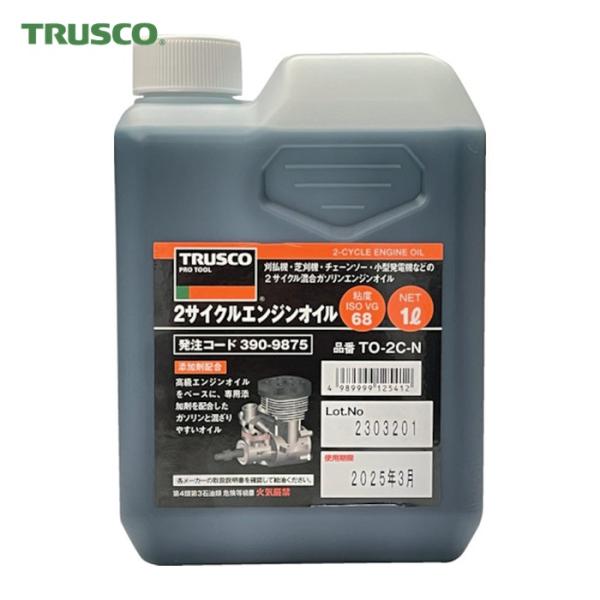 TRUSCO 機械オイル|特長:高級エンジンオイルベース油に専用添加剤を配合した、混合ガソリン専用オイルです。