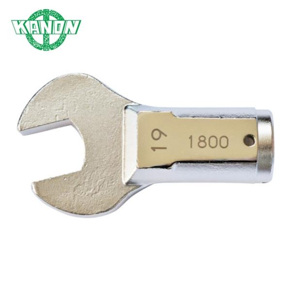 カノン トルクレンチ用交換ヘッド|特長:ヘッド交換式トルクレンチ用スパナヘッドです。