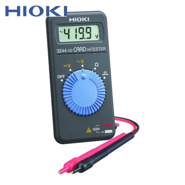 HIOKI デジタルテスタ|特長:重さわずか60g、厚さ9。 5mmのカードサイズです。 フルオートレンジでオートパワーセーブ機能付きです。