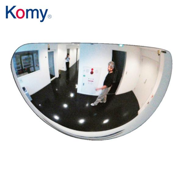 Komy 室内専用安全ミラー|特長:T字路の衝突防止に役立ちます。 取り付け簡単、壁に掛けるだけで幅広い用途に使えます。 グッドデザイン賞受賞商品です。