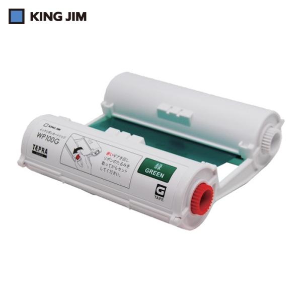 KING JIM ラベルプリンタ用テープカートリッジ|特長:テプラグランド専用インクリボンカートリッジです。 ラベルの色見本は、印刷のため、実際のラベルと色彩や幅が異なる場合があります。 PROテープカートリッジ、点字テープカートリッジ、T...
