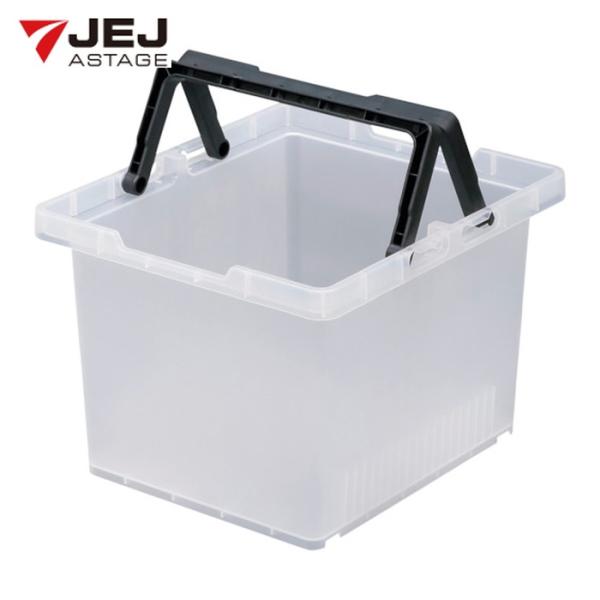 JEJアステージ バスケット|特長:ハンドルを外側にスライドするとネスティング(入れ子)に、内側にスライドするとスタッキング(積み重ね)できます。 #25、#45、#75は同品番のJEJアステージのコンテナボックス内にピッタリ2個入ります。...