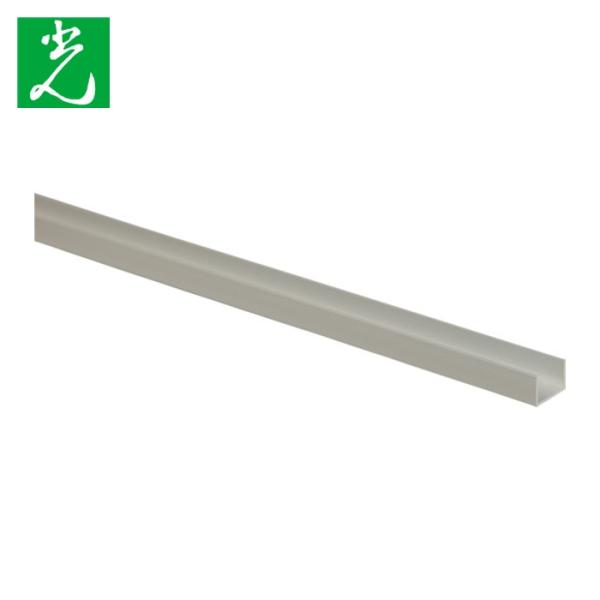 光 アルミチャンネル|特長:軽量・加工性に優れ、リサイクルしやすい素材です。 コの字型の形材です。