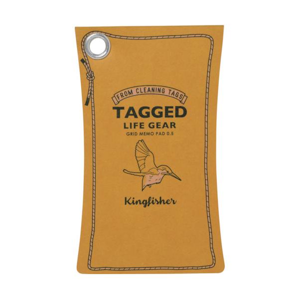TAGGED ノート(耐水タイプ)|特長:洗えるほど丈夫な紙「耐洗紙」を使用したメモ帳です。 アウトドアなど屋外での使用また防災用としても最適です。 カラビナを通せるリングホール付きで携帯に便利です。