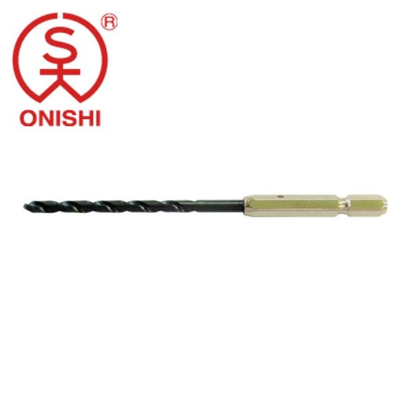 大西 六角軸鉄工ドリル|特長:インパクトドライバー(9。 6V以上)対応の六角軸鉄工ドリルです。