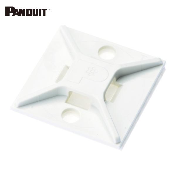 PANDUIT ケーブル固定具|特長:結束バンドを利用して、効率よく固定できます。 粘着テープ付なので、台紙からはがすだけで簡単に取り付け可能です。 固定する電線の太さや重量によって5つのサイズがあります。
