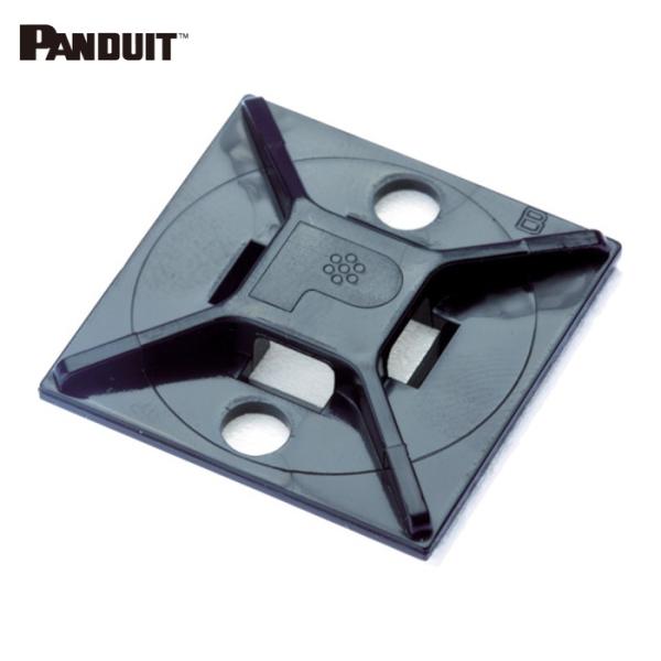 PANDUIT ケーブル固定具|特長:粘着テープ付なので、台紙からはがすだけで簡単に取り付け可能です。