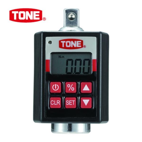 TONE トルクレンチ(デジタル式)|特長:ブザー音とLEDでオーバートルク防止をお知らせします。 目標トルクに対して、50~95%の範囲で、許容値の設定が可能です。 校正証明書付です。