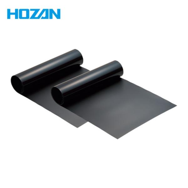 HOZAN 静電気対策マット|特長:安価で丈夫、長寿命非常に軽く、加工が容易導電性カラーマットに比べて丈夫で長寿命なため、作業台や棚の静電気対策に最適です。 導電性カラーマットの上に敷くことで作業表面の保護にも使えます。 はさみやカッターで...
