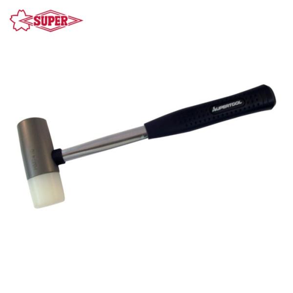 特長●スチールとプラスチックの両方をヘッドに装着し、鉄側は片手ハンマーとして、樹脂側はソフトハンマーとして使用できます。●スチールとプラスチックの両方をヘッドに装備し、鉄側は片手ハンマーとして、樹脂側はソフトハンマーとして使用でき、１本２役...