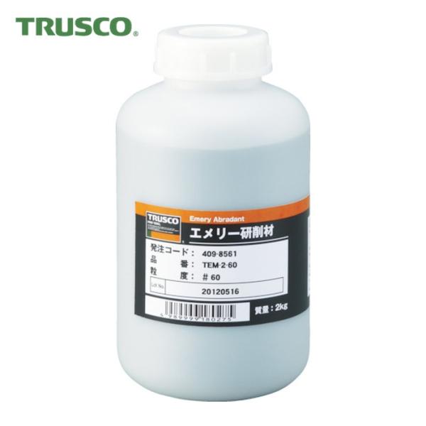 TRUSCO 研削材|特長:研削力が高く、ムラなく均一な仕上がりが得られます。 エメリーバフなどの側面に接着剤(ニカワなど)を塗ってエメリー研削材をまぶして1日寝かせる事で研削力が高まります。