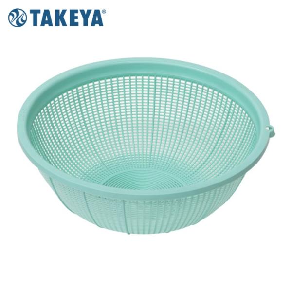 タケヤ化学 ザル・カゴ|特長:プラスチック製の丸型ザルです。 ご家庭から業務用までお使いいただけます。