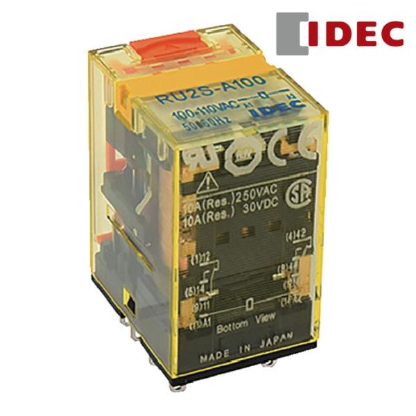 IDEC パワーリレー|特長:RUシリーズユニバーサルリレーです。 リード線フリー、カドミウムフリーをはじめ、環境にも配慮したリレーです。