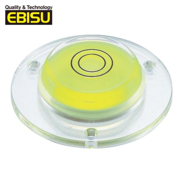 エビスダイヤモンド 樹脂製水平器|特長:水平面全方向が測定できます。 機械・器具などにビスで取り付けて使用できます。 小さくて携帯に便利です。