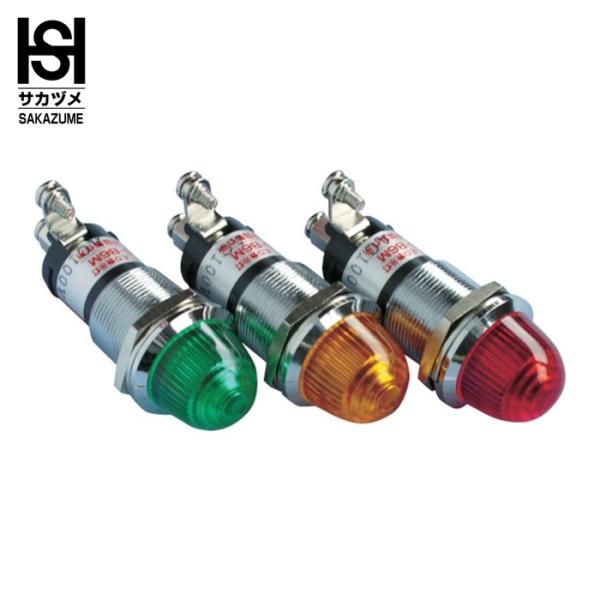 ・抵抗器の超高輝度LED表示灯です。・AC100V、200V用電源にダイレクトに接続できます。・通電表示や警告表示などに。・レンズ色:赤・発光色:赤・定格電圧(V):AC100・定格電流(mA):2.5~8・結線方法:M2.6×セムスネジ・...