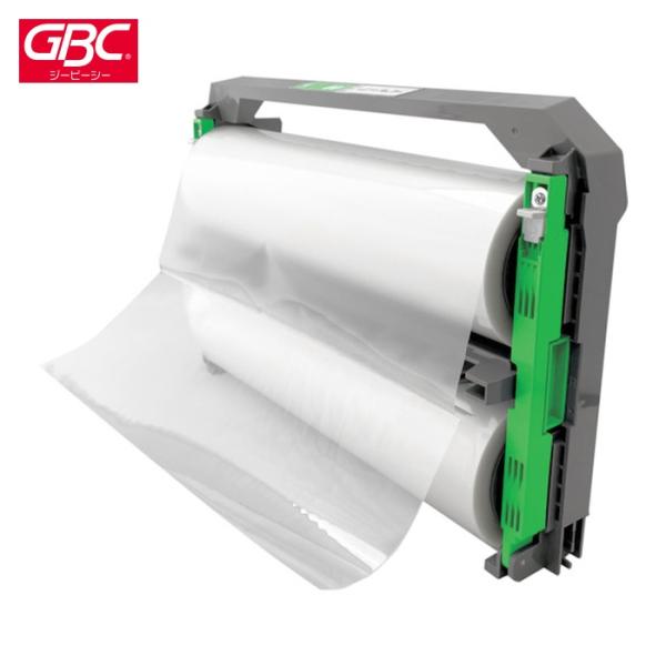 ジービーシー ラミネートフィルム|特長:オートフィードラミネーター(GLMFOTON30)に設置し、自動ラミネート加工が可能です。