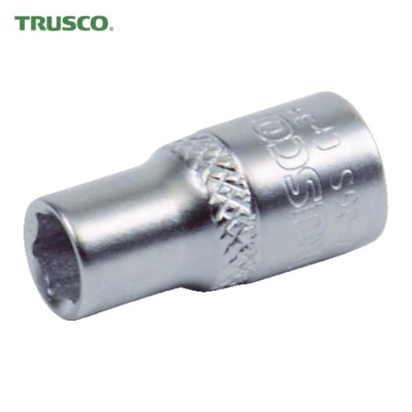 TRUSCO ソケット|特長:接触面が大きく強い応力を掛けてもボルトナットを傷めにくくなっています。