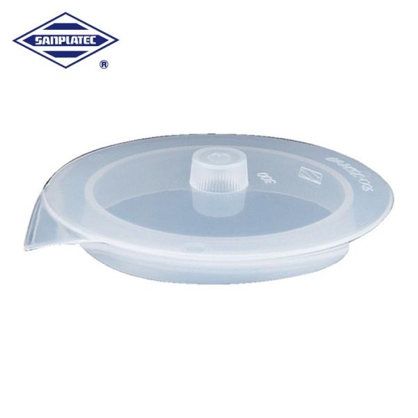 サンプラ ビーカー|特長:TPX[[R上]]ビーカー・PPビーカー・メジャーカップのフタとして利用できます。