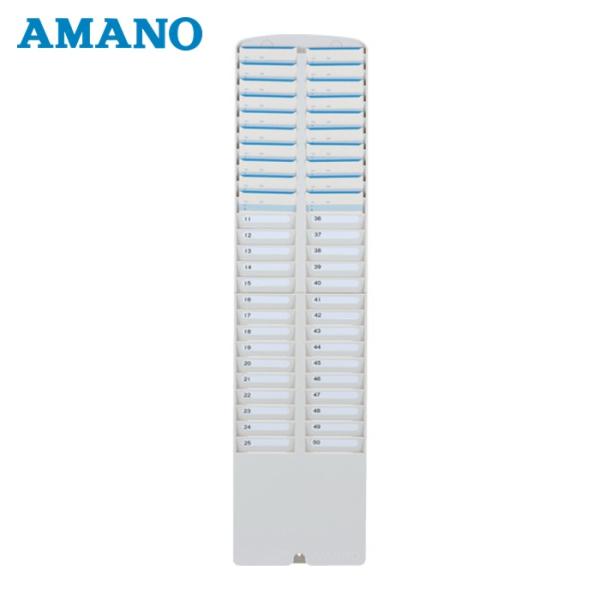 ・アマノタイムカード専用ラックです。・タイムカード用ラック 50枚差し・幅(mm):206・奥行(mm):32・高さ(mm):806・タイプ:50人用・50枚差し・樹脂製-ブランド : アマノ メーカー : アマノ品番 : 50S-W発注コ...