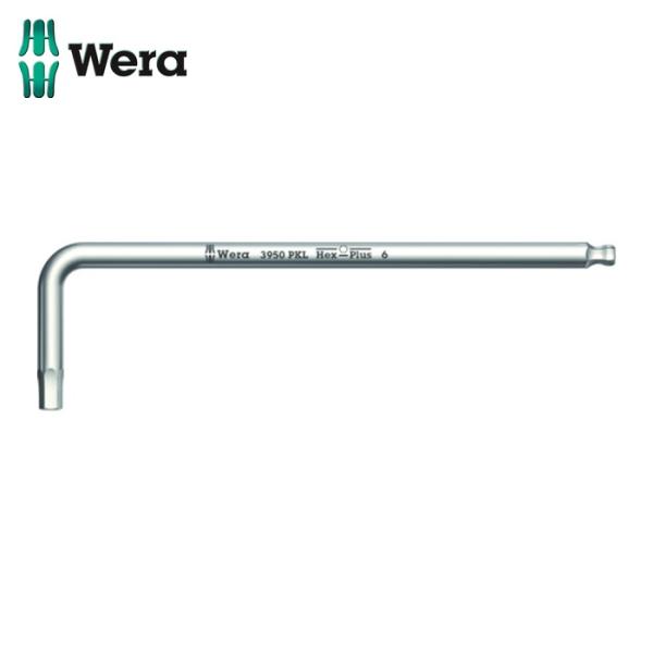 Wera ボールポイント六角棒レンチ(ステンレスタイプ)|特長:Wera独自のHex・Plusと呼ばれる面接触構造により、六角ねじ穴の内側を傷めず、ねじの長寿命化に貢献します。 高いトルク伝達率により作業効率もアップします。