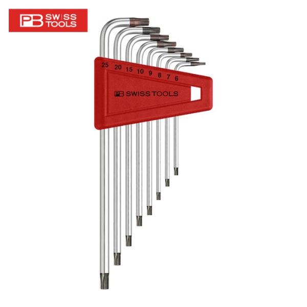 PBスイスツールズ ヘックスローブレンチ|特長:精密で正確に適合する刃先、ねじに最適フィットします。 特殊合金で弾性に優れ、高い硬度を保ちます。 ブレード部のシリアル番号で原料段階の製造過程まで遡ることができます。