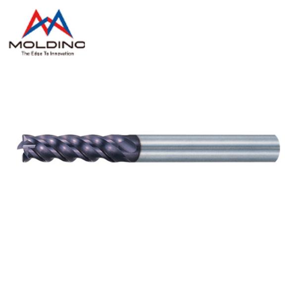 MOLDINO 超硬スクエアエンドミル|特長:切りくず排出性抜群で高能率です。