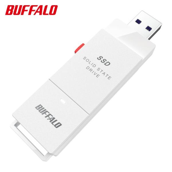 BUFFALO USBメモリ|特長:コネクタ付属でType・Cに対応!!USB3。 2(Gen2)対応でリード速度600MB/s、ライト速度500MB/s です。 持運び時のキャップの紛失無し、USBコネクタを痛めないキャップレス・スライド...