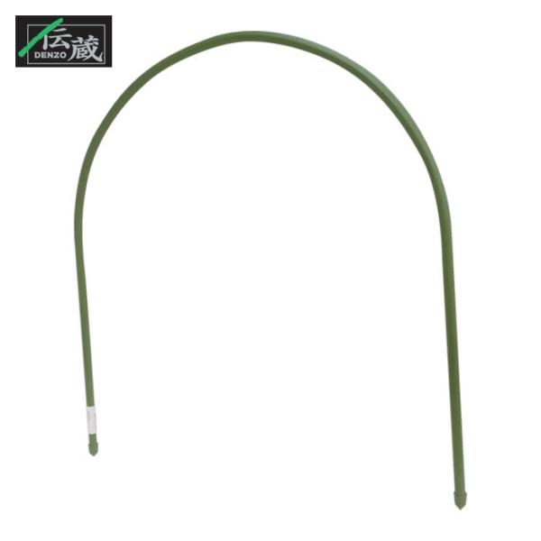 伝蔵 園芸支柱|特長:防風、防虫ネットや不織布を取り付ける支柱です。