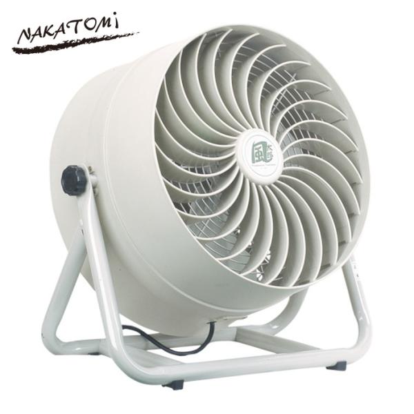 NAKATOMI 大型工場扇|特長:サーマルプロテクター(過熱保護装置)内蔵です。 (CV・3530除く)・湿度に強い全閉型モーター採用で不安を軽減します。 安全のためのガードネットを装着しています。
