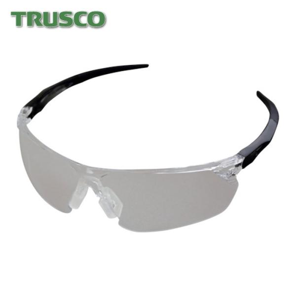 TRUSCO 一眼型保護メガネ(フィットタイプ)|特長:防曇、防傷コーティング仕様のレンズです。 ツルが柔らかく、フィットしやすい仕様です。 非常に軽くて耳が痛くなりにくいです。