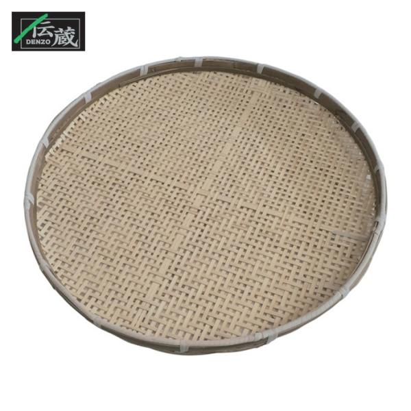 伝蔵 籠|特長:竹製の底の浅いざるです。