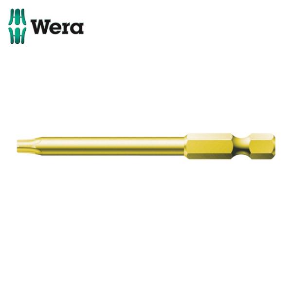 Wera 片頭ドライバービット(ヘックスローブタイプ)|特長:ホールディングファンクション(HF)により、着磁機能なしでトルクス[[R下]]ビットを保持することができます。
