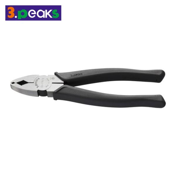 スリーピークス 小ねじプライヤー|特長:たて溝と先端くわえ部が変わってトラスねじにも対応しました。 くいつきやすい先端形状とダイヤ型による3点支持で確実につかみます。 力を入れやすいグリップ形状。