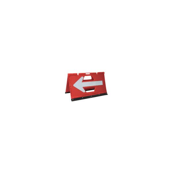 安全興業 標示スタンド|特長:本体がブロー成型なので丈夫です。 風抜き穴が付いていて風の影響を受けにくいです。