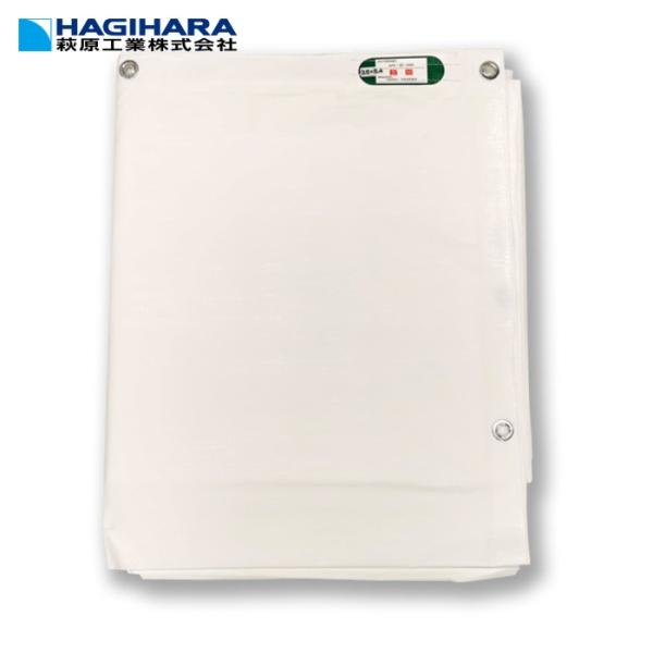 萩原 防炎シート|特長:当社製防炎シート最軽量であり、工事現場における養生シートの運搬、設置作業の負担を軽減します。