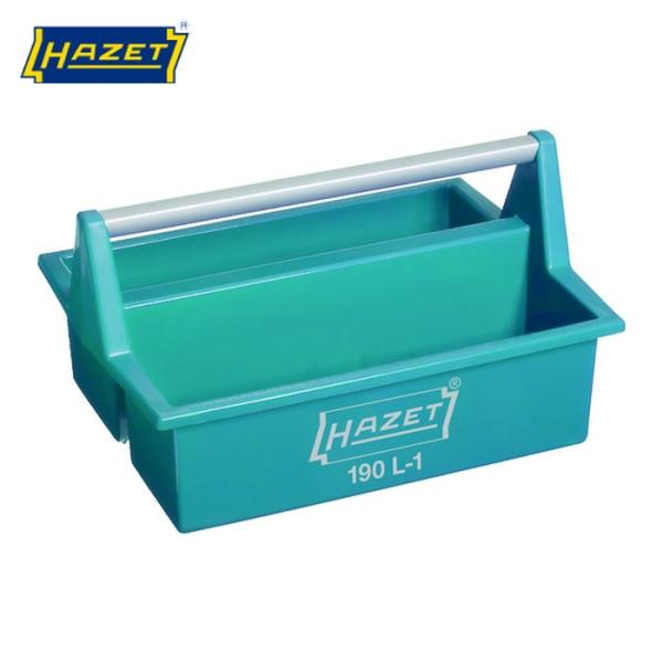 HAZET バスケット|特長:軽量ながら耐荷重性に優れています。 空箱時に積み重ね保管が可能です。 開口部に寸法簡易測定用目盛り(ミリ・インチ)付です。