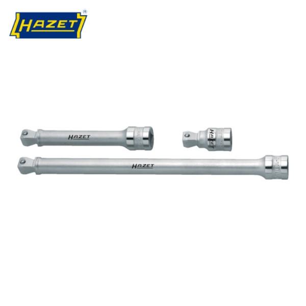 HAZET エクステンションバー|特長:ソケットの延長ツールです。 ストレートエクステンションでは困難な狭所や奥まった場所へのアクセスに便利です。 首振り角は強度と利便性のバランスから12。