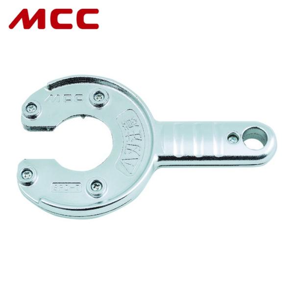 MCC 樹脂管カッター|特長:楕円サヤ管をペアチューブに傷を付けずに1/3回転でカットできます。