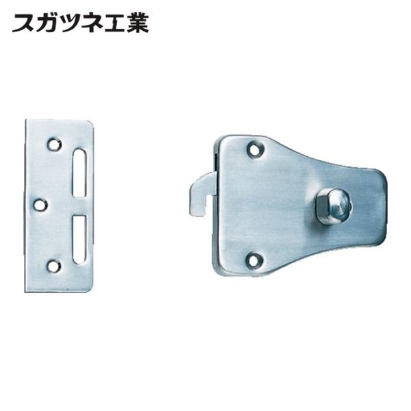 SUGATSUNE カマ錠|特長:ステンレス鋼製で堅牢な構造により、耐久性抜群です。 どなたにも操作しやすいよう、バリアフリーを意識した大型のつまみを採用しています。 施錠の状態が分かる表示器付きです。