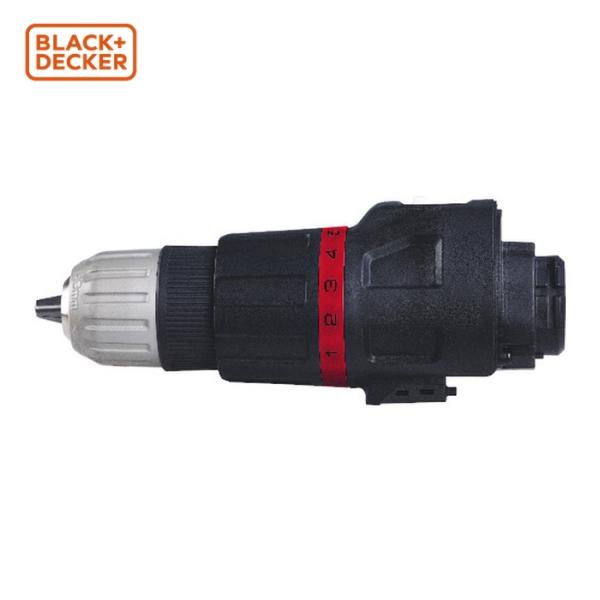 B+D 充電マルチツール用オプションパーツ|特長:コンクリートの穴あけが可能なパワフルなドリルです。 EVO183本体での使用で穴あけ、ねじ締め作業可能。 振動ドリルドライバー用ヘッドです。