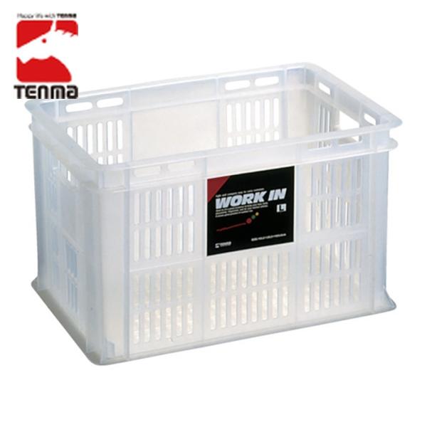 TENMA メッシュボックス|特長:多目的に使用できるコンテナです。 A4雑誌がすっぽり収まる深型タイプです。 LLと組み合わせて使えます。
